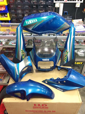 COVERSET RXZ (BIRU LAICI) - HELMET COPY ORI