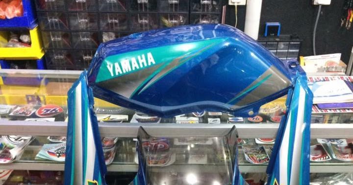 COVERSET RXZ (BIRU LAICI) - HELMET COPY ORI