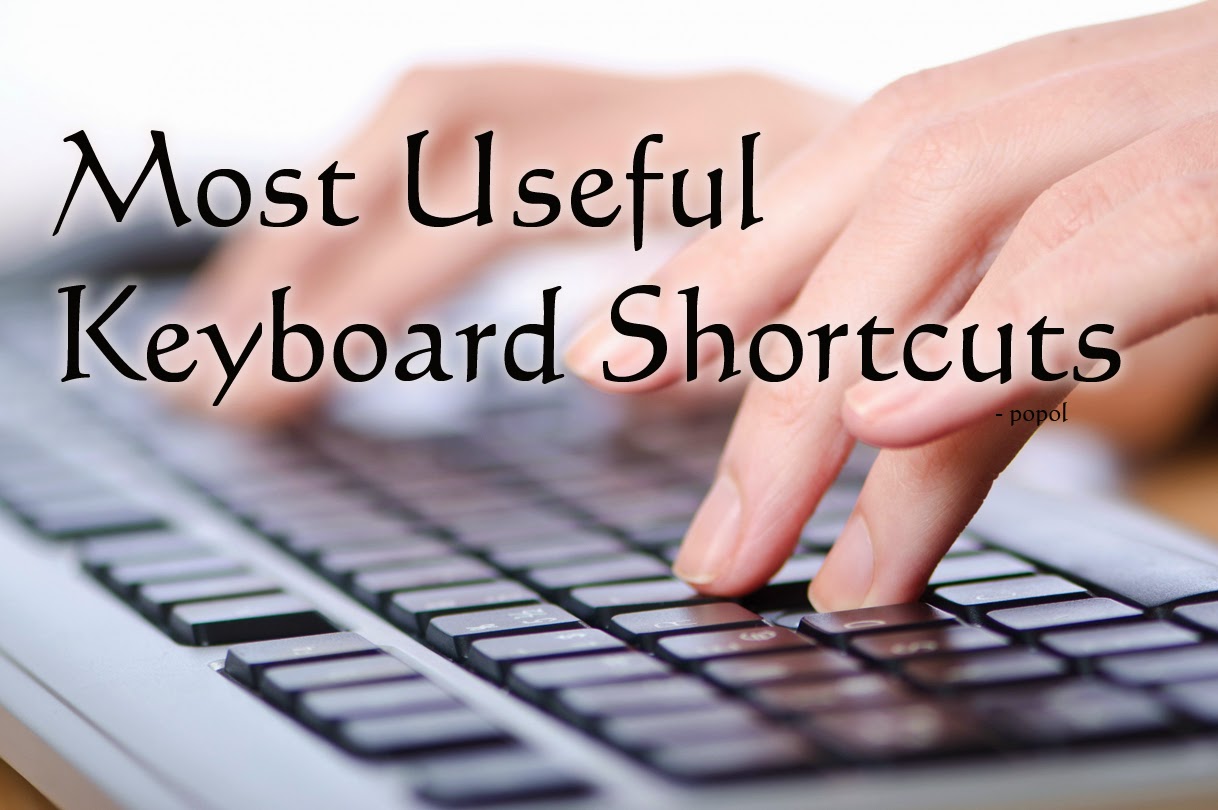MOST USEFUL KEYBOARD SHORTCUTS | CARPE DIEM || POPOL