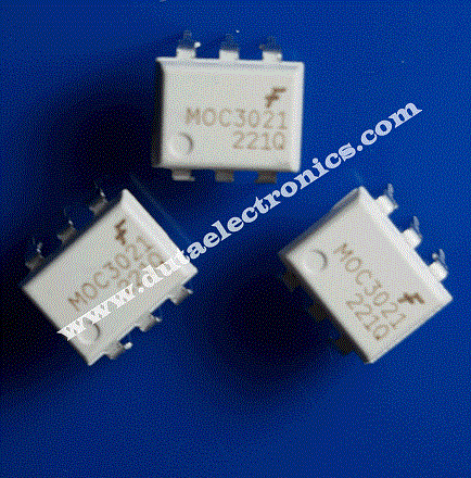 IC MOC3021 6-Pin DIP Random-Phase Optoisolators Triac Driver Output ...