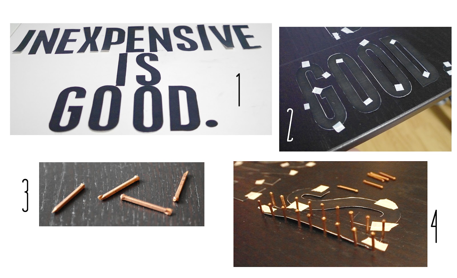 Easy like DIY: DIY Project #4 - String Word Art