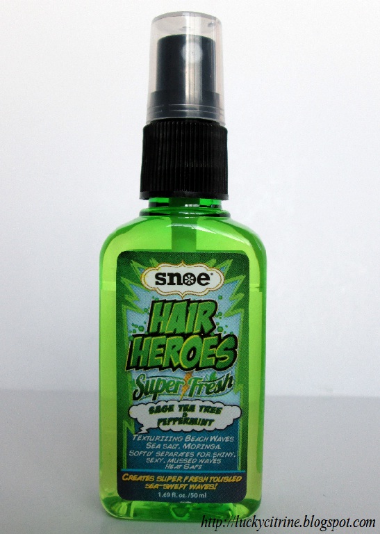 Lucky Citrine: Snoe Hair Heroes Super Fresh Texturizing Beach Waves