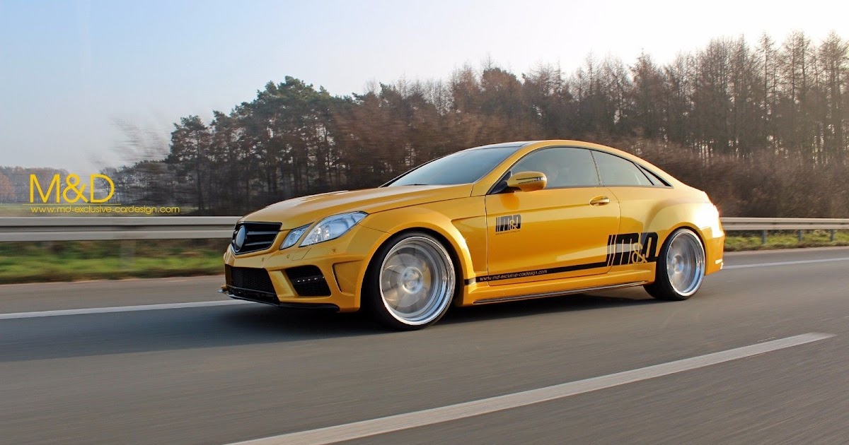Mercedes Benz E-Klasse Coupe C207 Prior Design PD850 Black-Edition ...