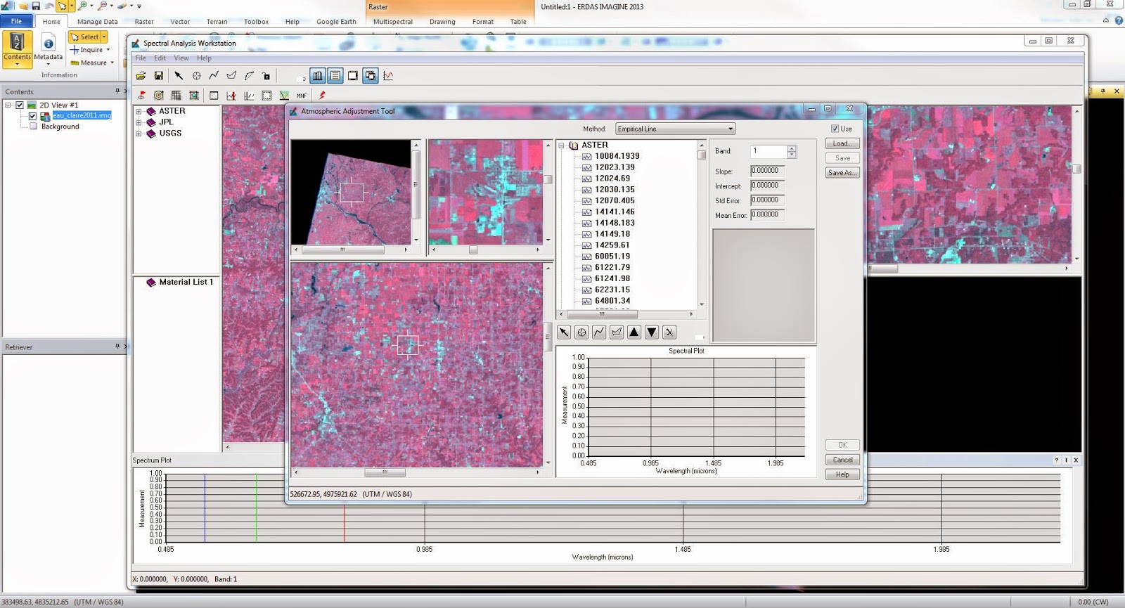 Advanced Remote Sensing: Geog 438: Lab 3: Radiometric and Atmospheric ...