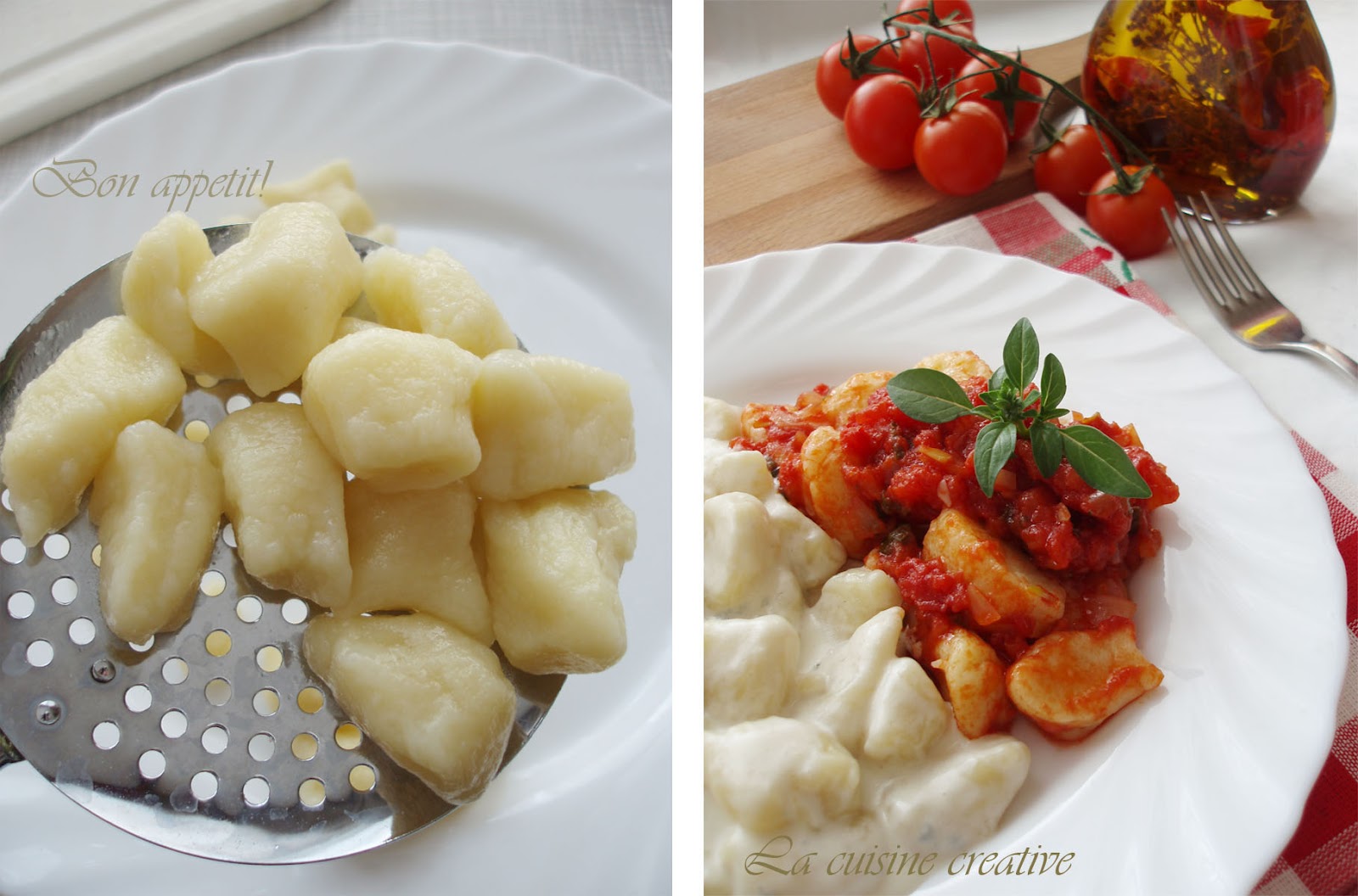 La cuisine creative: Domace njoke u umaku od paradajza i gorgonzole