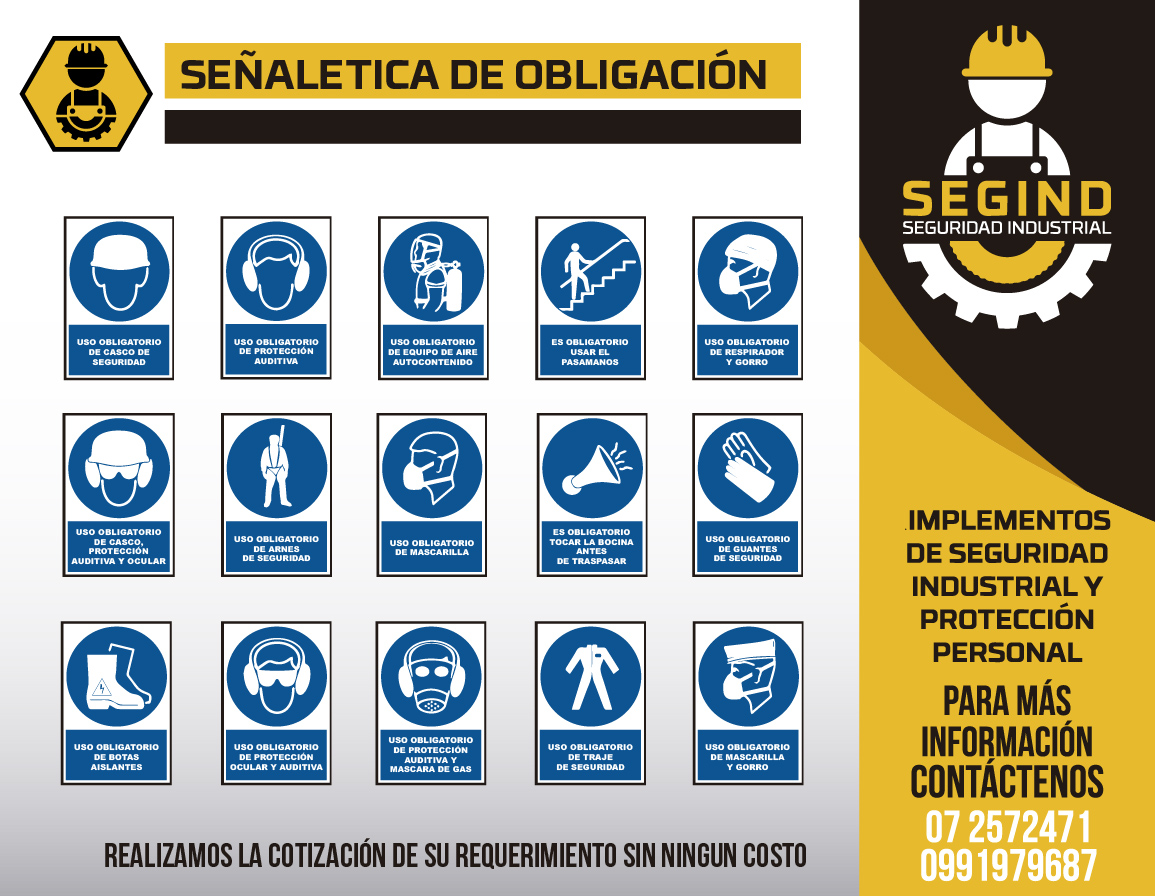 SEGIND: Señaletica de Obligación