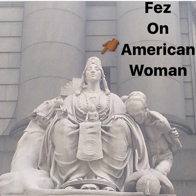 Moors In America | Moorish Americans: Statue of American Woman Wearing ...