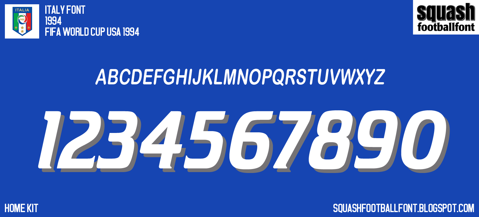 SFF: Italy World Cup 1994 Font