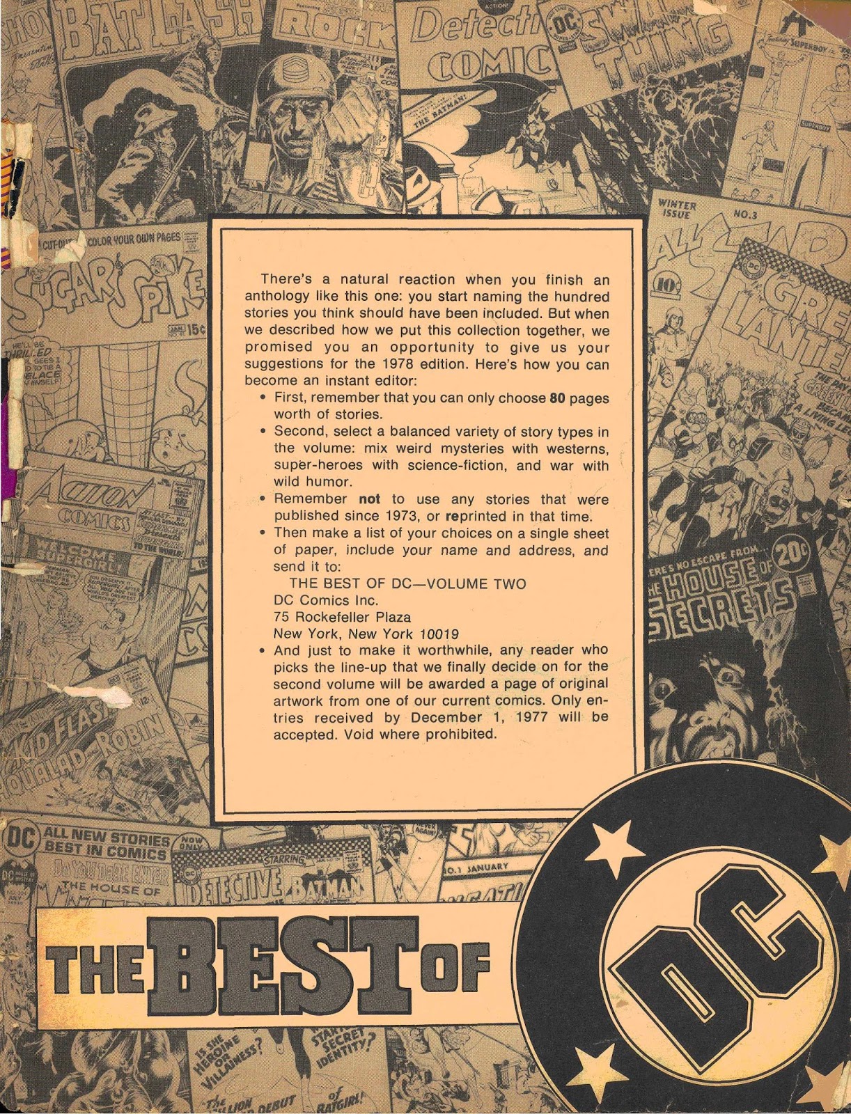 The Dork Review: Limited Collectors' Edition: The Best of DC