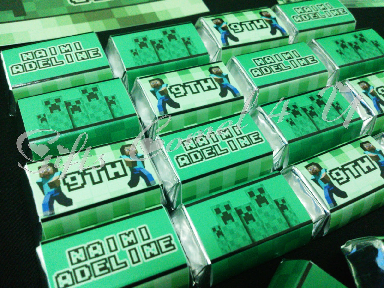 Gifts Comel 4 U: Ordered by Sya : "Minecraft's Theme" Party Pack