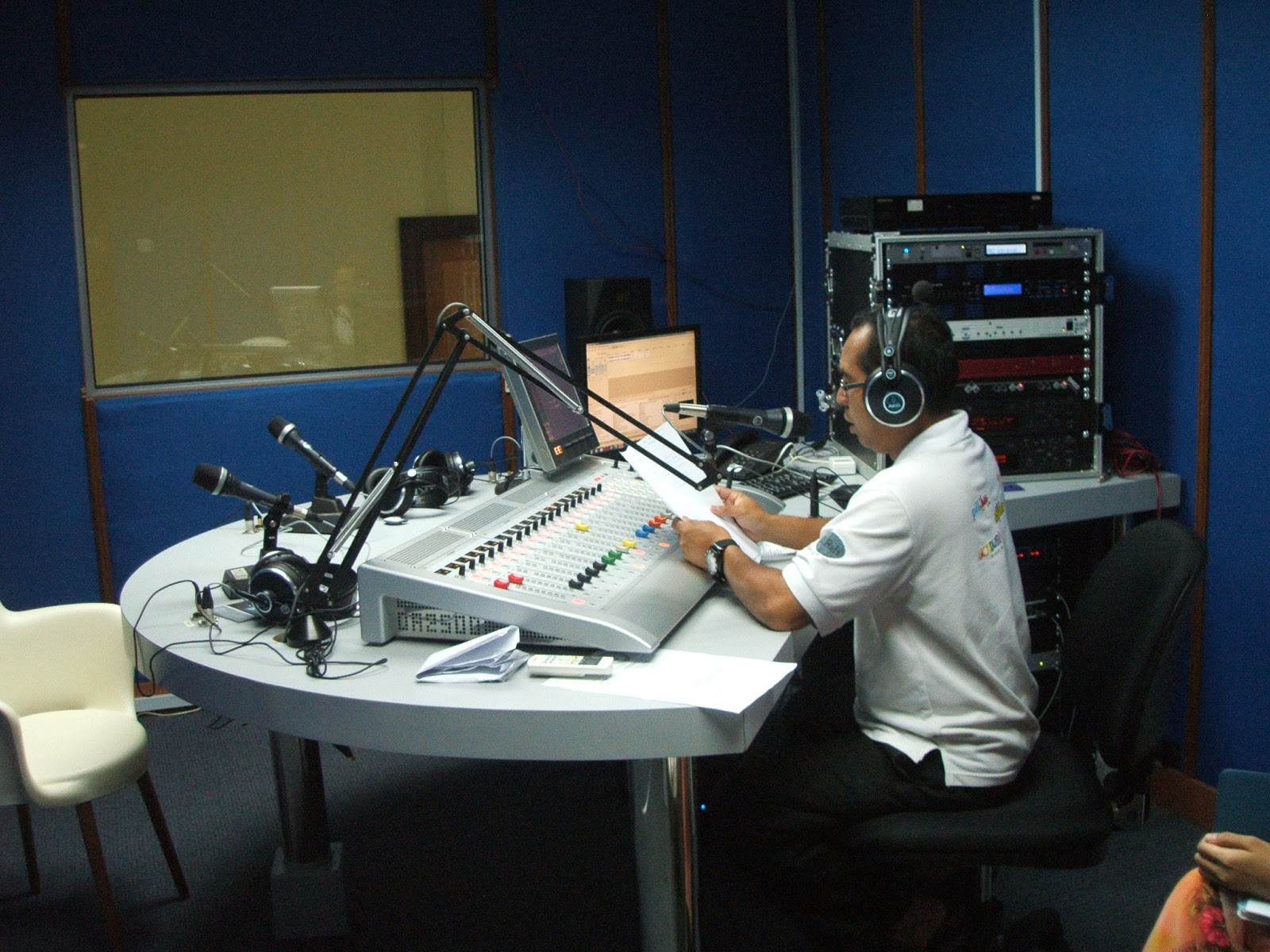 Mahajak Trio Supplies HARMAN Studer OnAir 2500 to RTB Tutong Studio ...