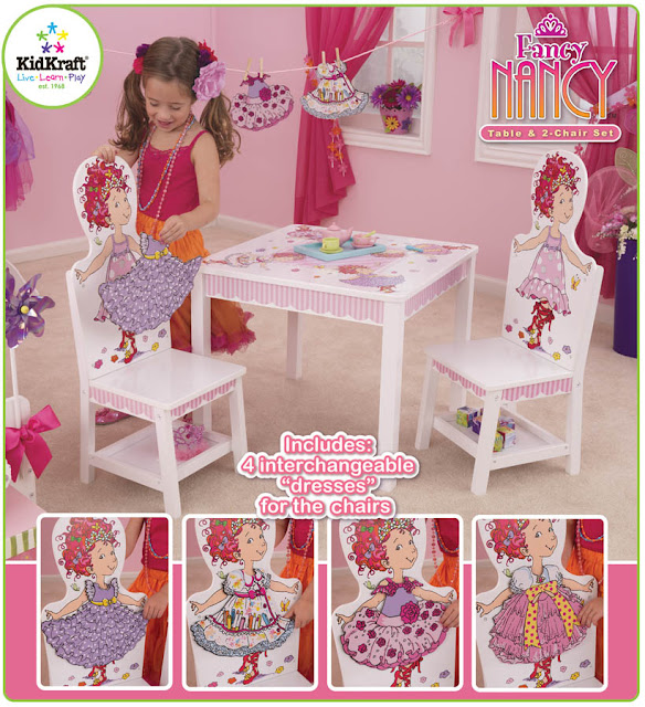 KidKraft Toys & Furniture: Fancy Nancy™ Table and 2-Chair Set