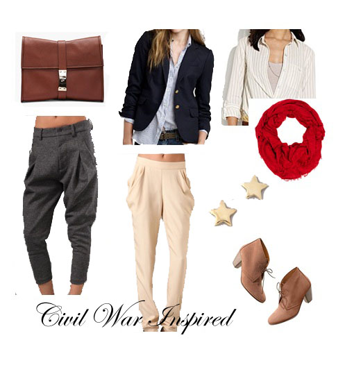 High Heeled Traveler: Wardrobe: Civil War Inspired