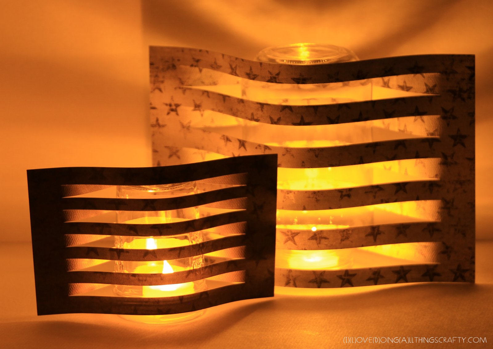 I Love Doing All Things Crafty: DIY Paper Luminary/Luminaire Sleeves