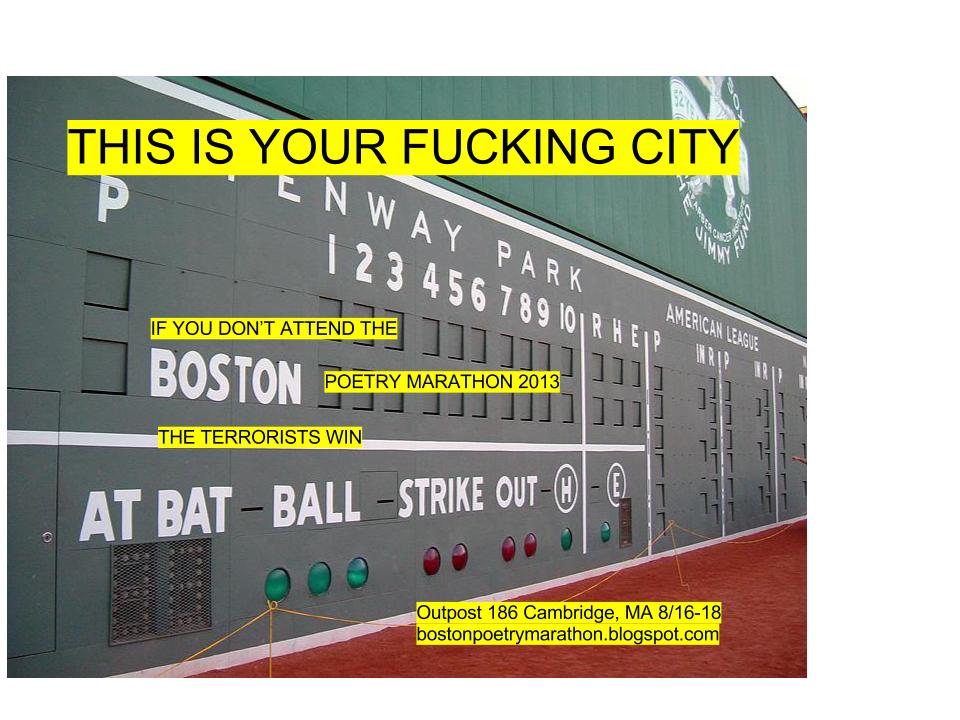 The Boston Poetry Marathon