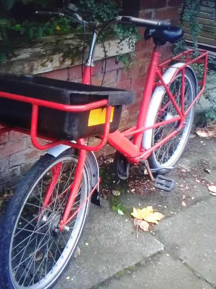Andrew Simpson: Saying farewell to the Post Office bike .......... a ...