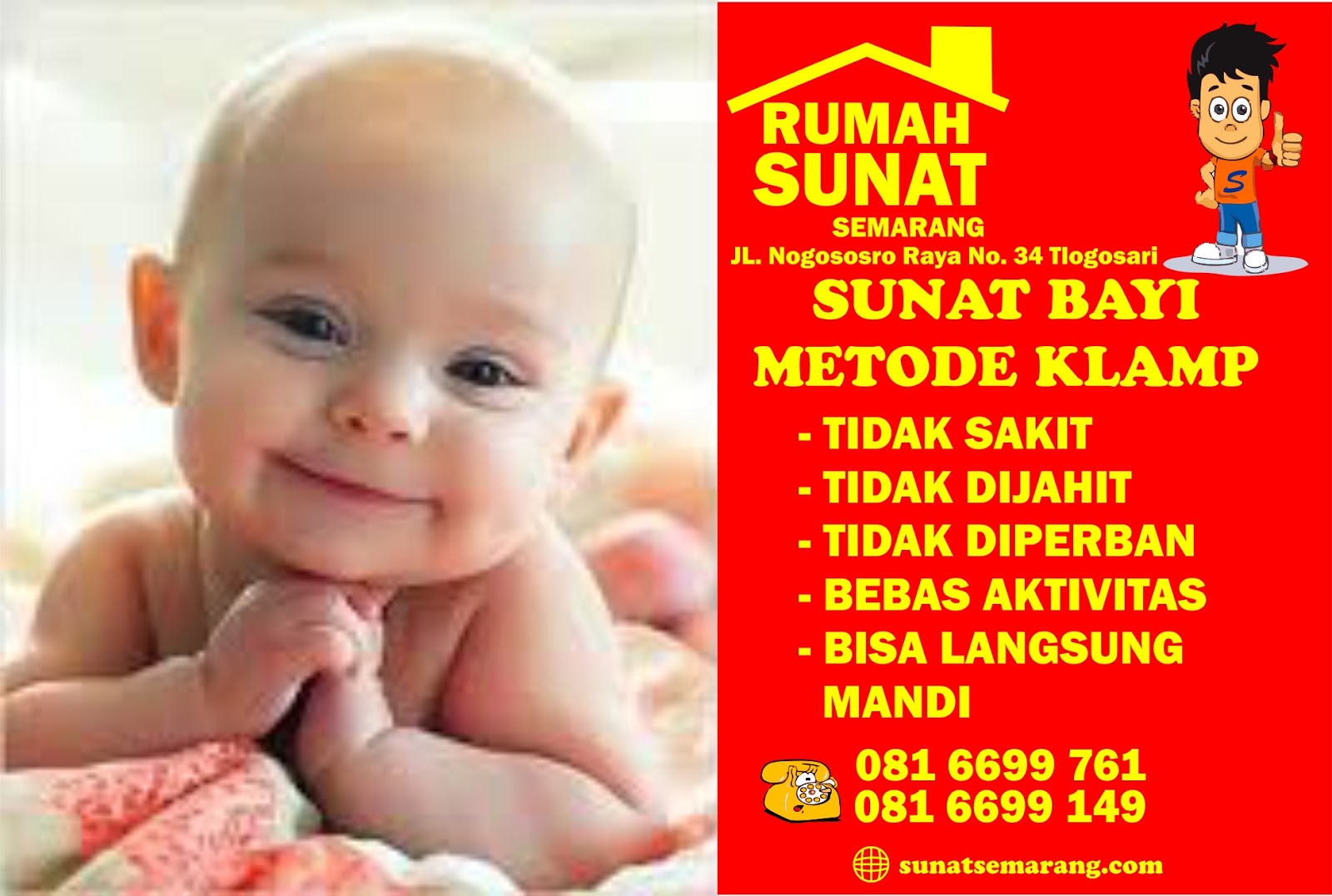 Cocok Baget, Sunat Bayi Gunung Pati // sunatsemarang.com 081 6699 761 / ...