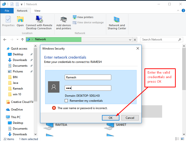 FILE SHARING USING LAN - RAMESH'S BLOG