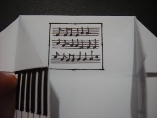 RED CRAFT: How to fold an origami : Piano