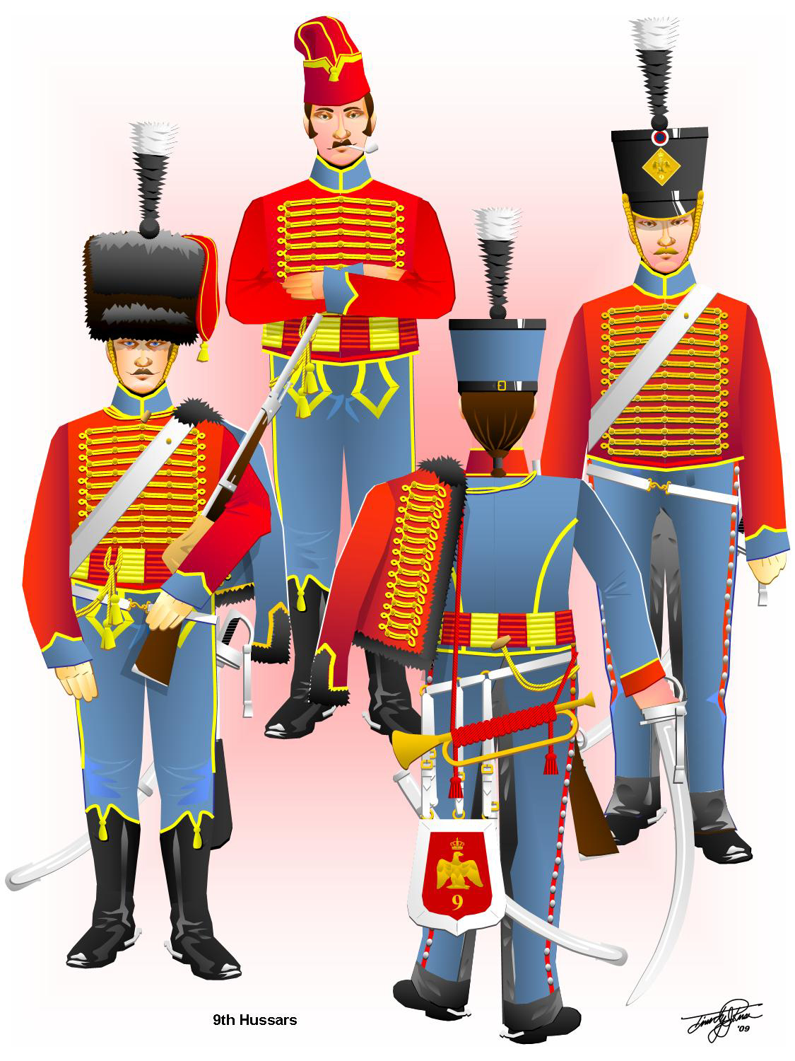 Project Leipzig (1813): Painting time: French Hussars (II)