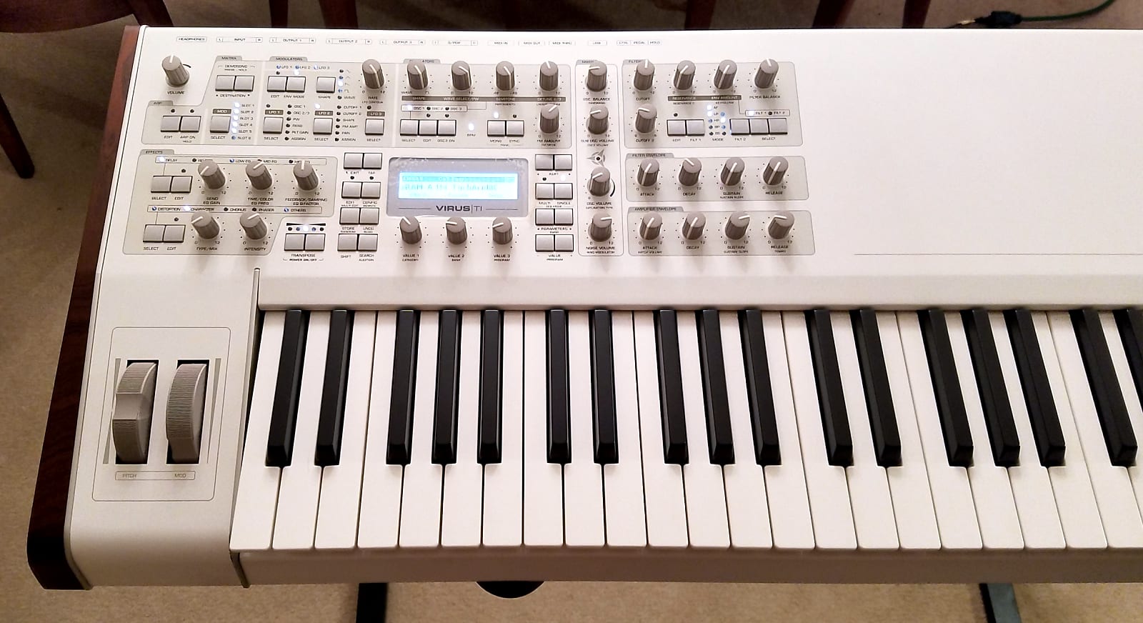 MATRIXSYNTH: Access Virus TI2 Whiteout Edition SN 115 of 150