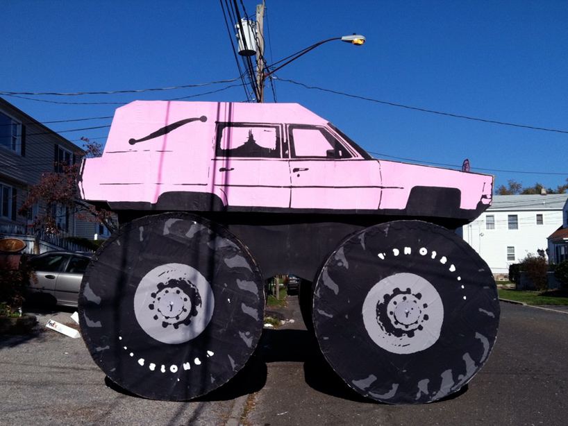 SP. Papel Modelismo: Papercraft Monster Truck Hearse by They Might Be ...