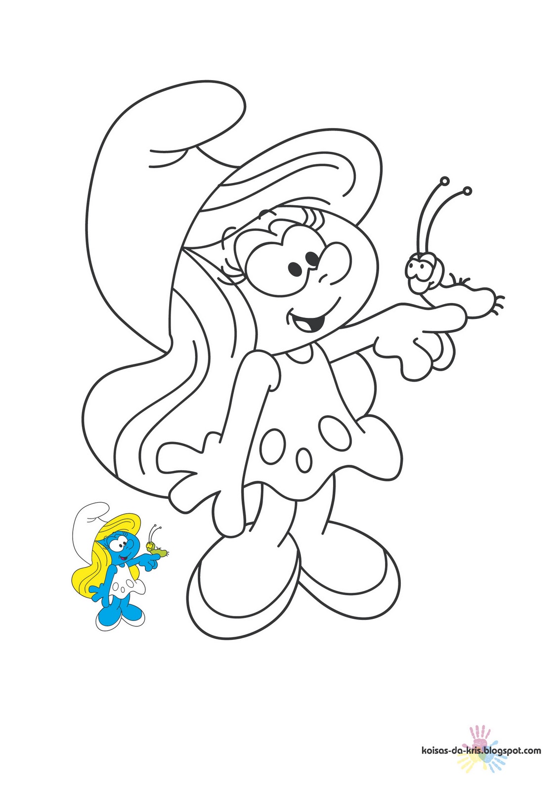 Desenhos para Colorir - Smurfs - Desenhos Para Colorir