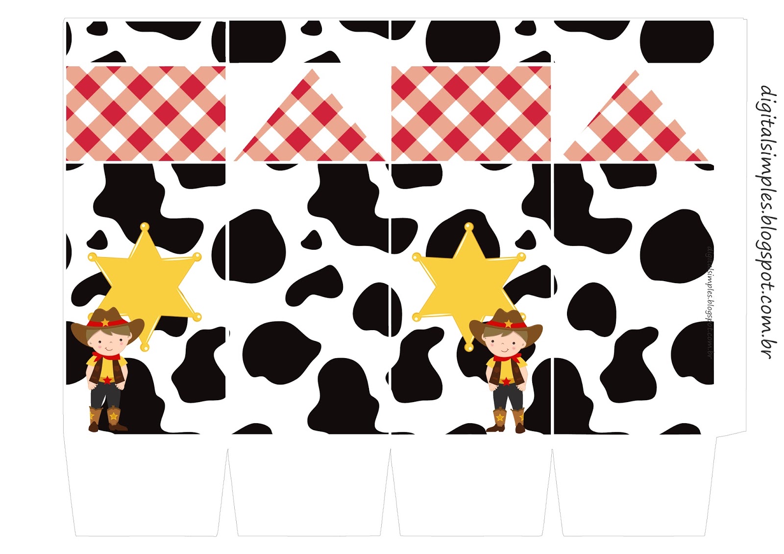 Cowboy o Vaquerito: Cajas para Imprimir Gratis. - Ideas y material ...