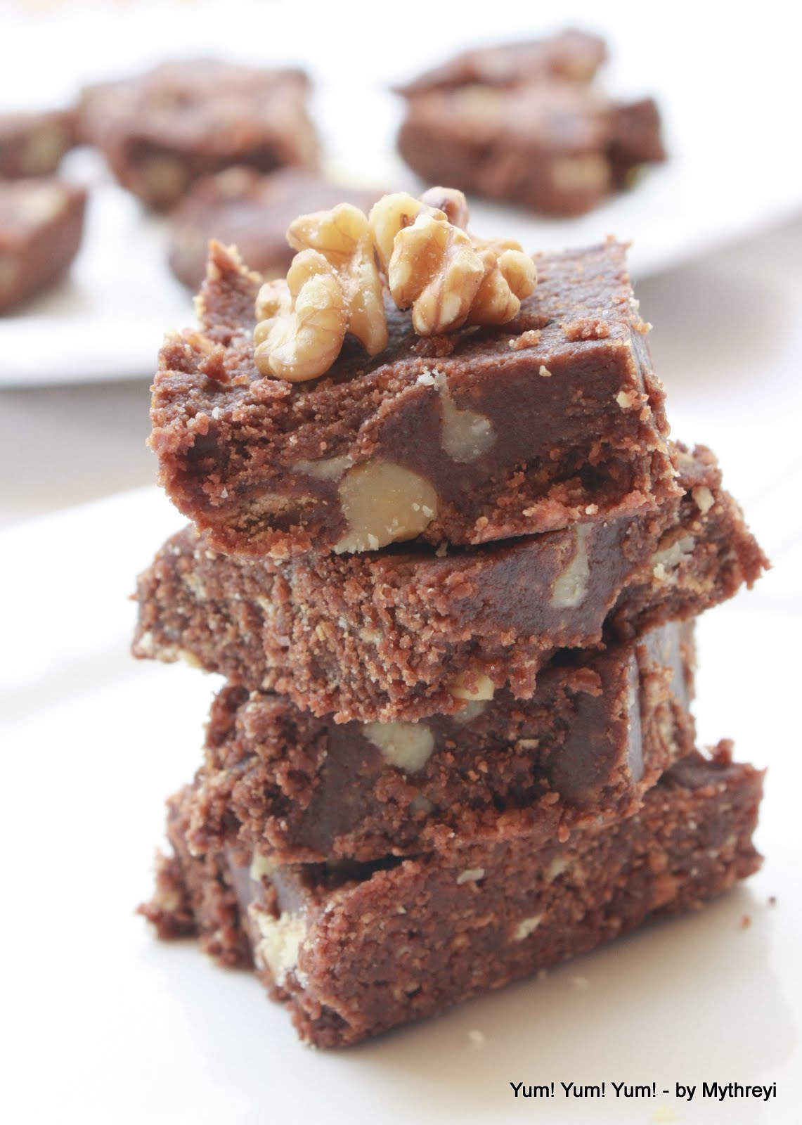 Yum! Yum! Yum!: Choco Nutty Bars ( No Bake and No Egg)