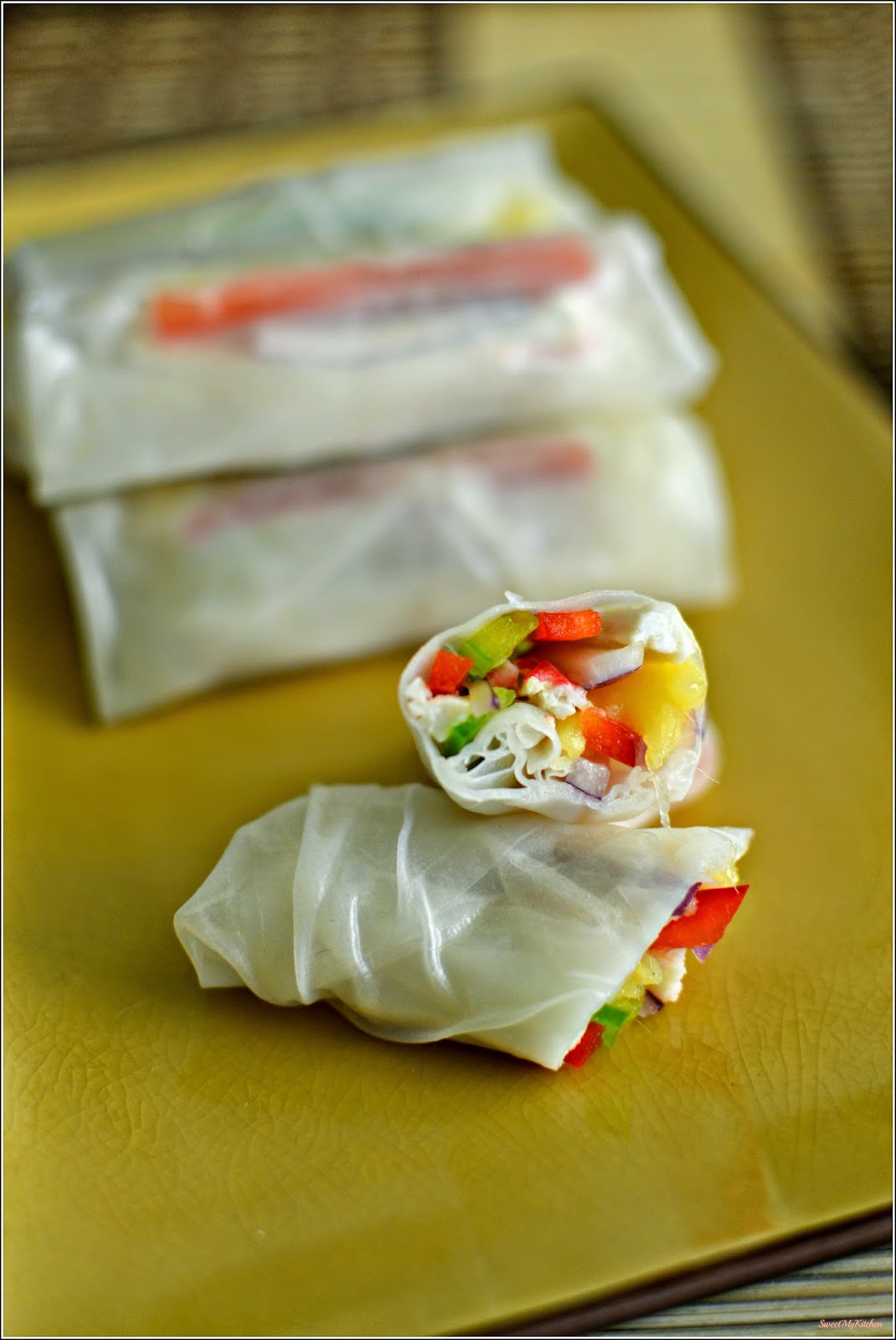 Sweet my Kitchen: Spring rolls de legumes e delícias do mar