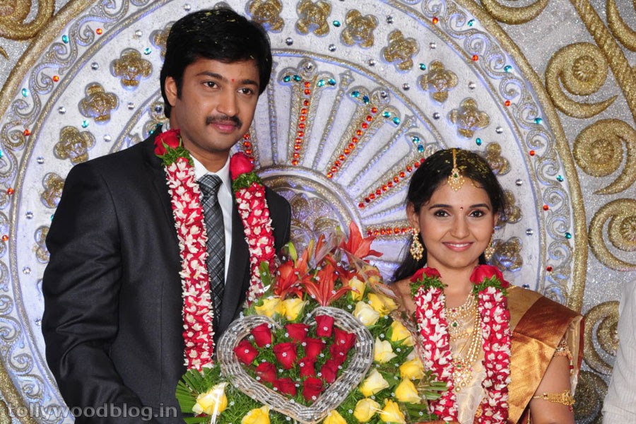 Aryan Rajesh Wedding Reception Photos Stills