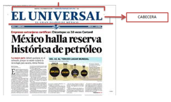 EL PERIÓDICO: PARTES DEL PERIÓDICO