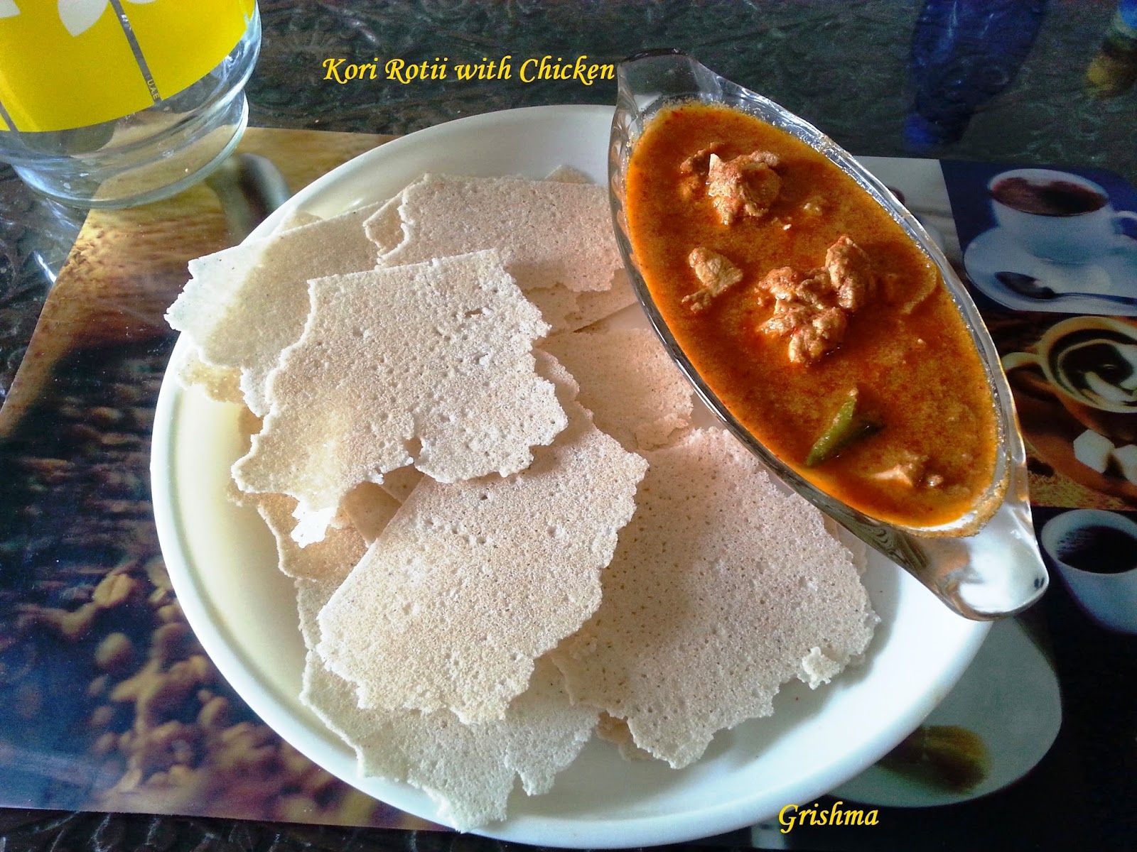 Homemade Delicacies: Kori Rotti Chicken Curry
