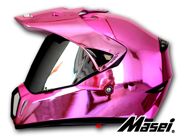 Luusama Motorcycle And Helmet Blog News: Masei 311 Pink Chrome DOT ATV ...