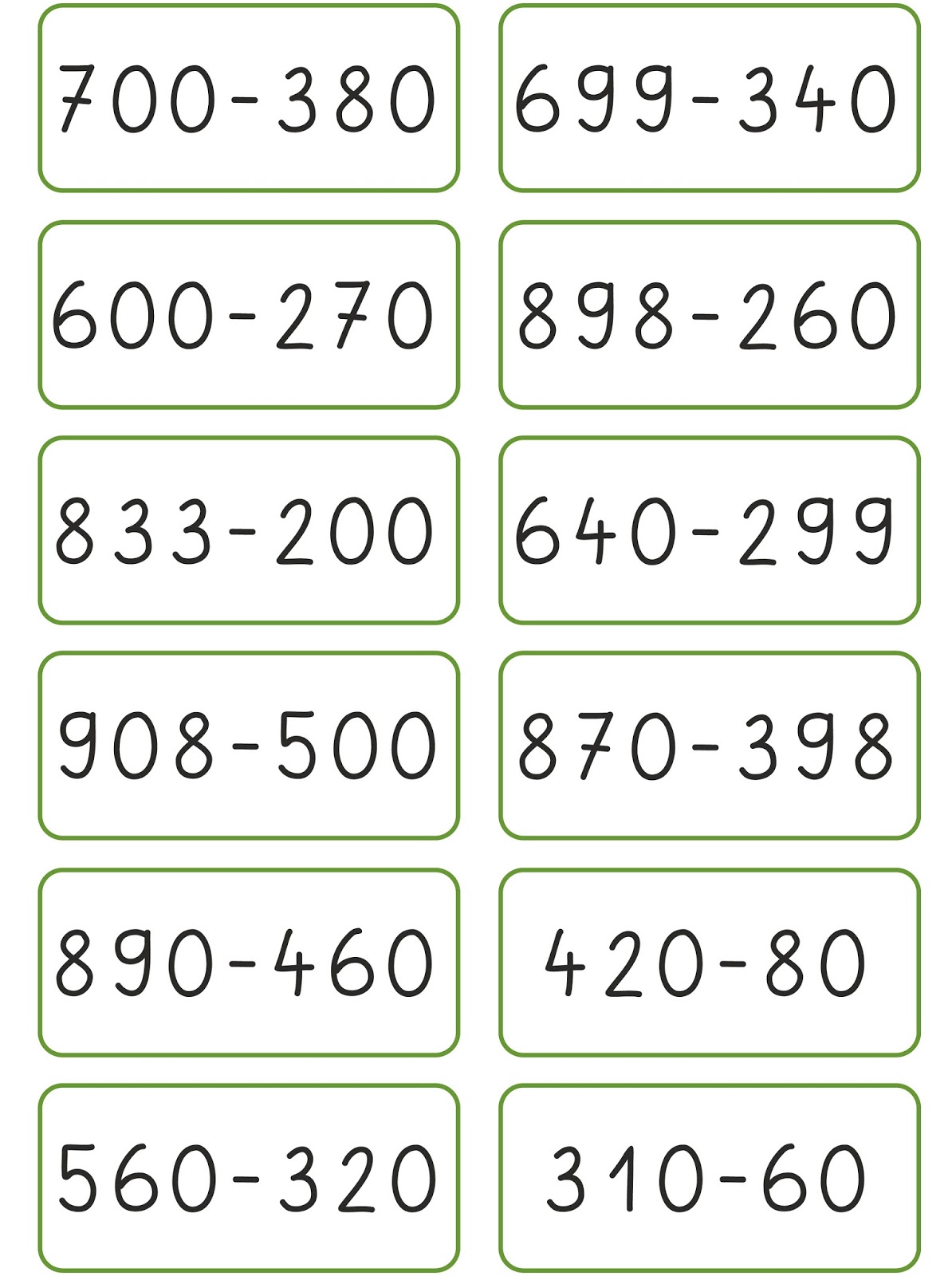 Lernstübchen: im Kopf oder schriftlich (2)