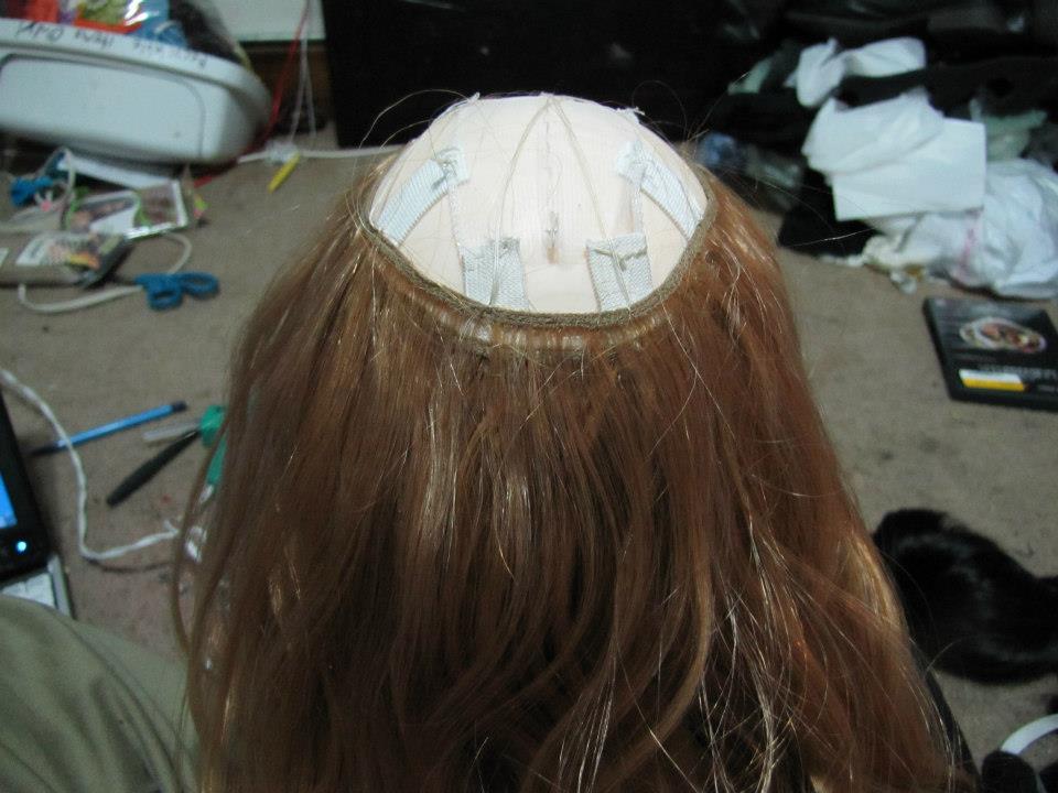 The Clockwork Seamstress Tutorials: Floating weft wig for Dollmore Lusion