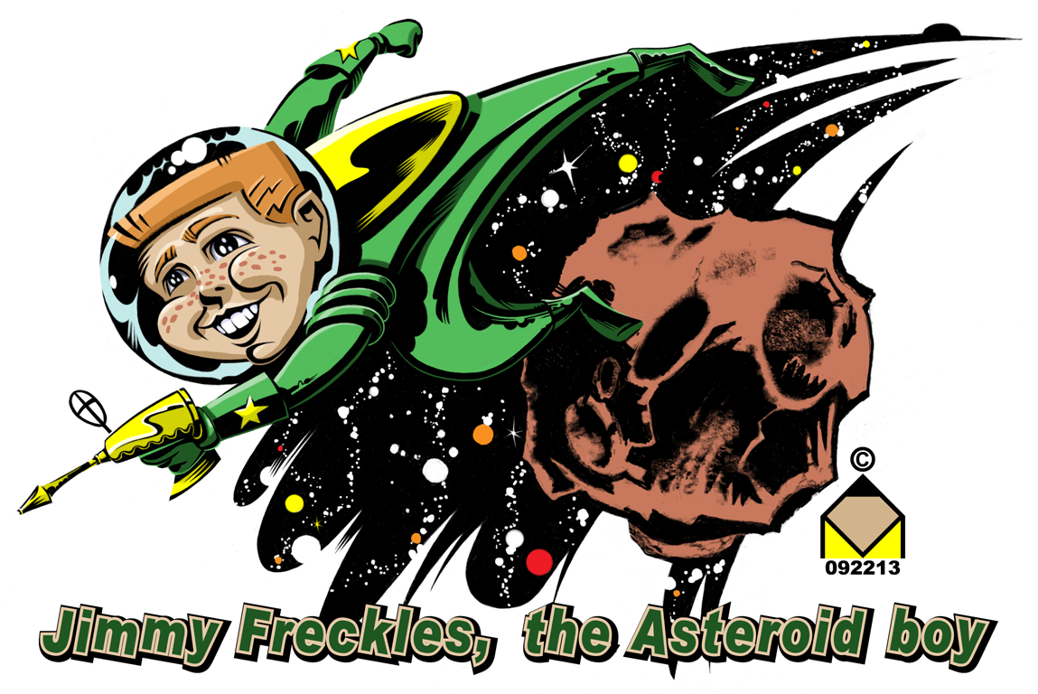 HYPERDRIVE: the Art of Andrew Moir: Jimmy Freckles, the Asteroid Boy ...
