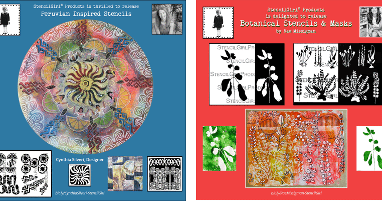 StencilGirl Talk: New Botanical and Peruvian Inspired Stencils