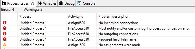 Consult David W: Infor Process Designer - You've got Issues
