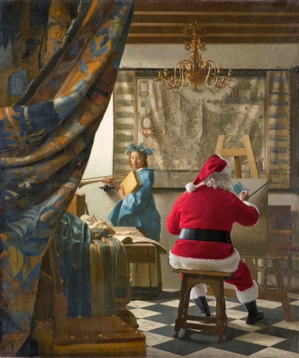OLTRE IL MURO: ARTE e FOTOGRAFIA: SANTA CLAUS AND CLASSIC PAINTINGS ...