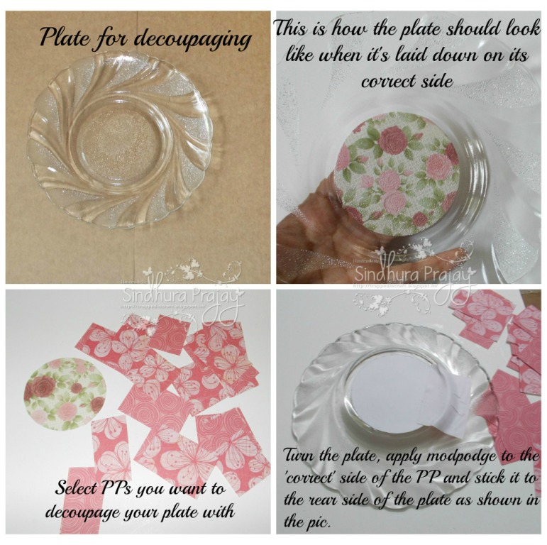 How To Decoupage Clear Glass Plates at Cooper Mcguigan blog