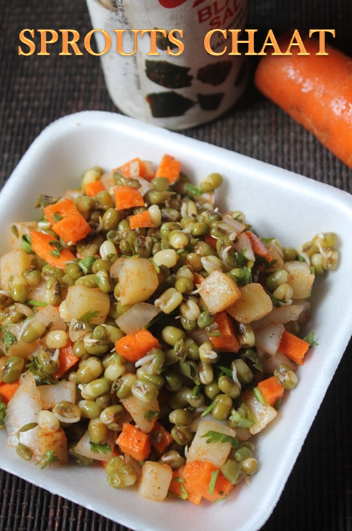 Moong Sprouts Chaat Recipe