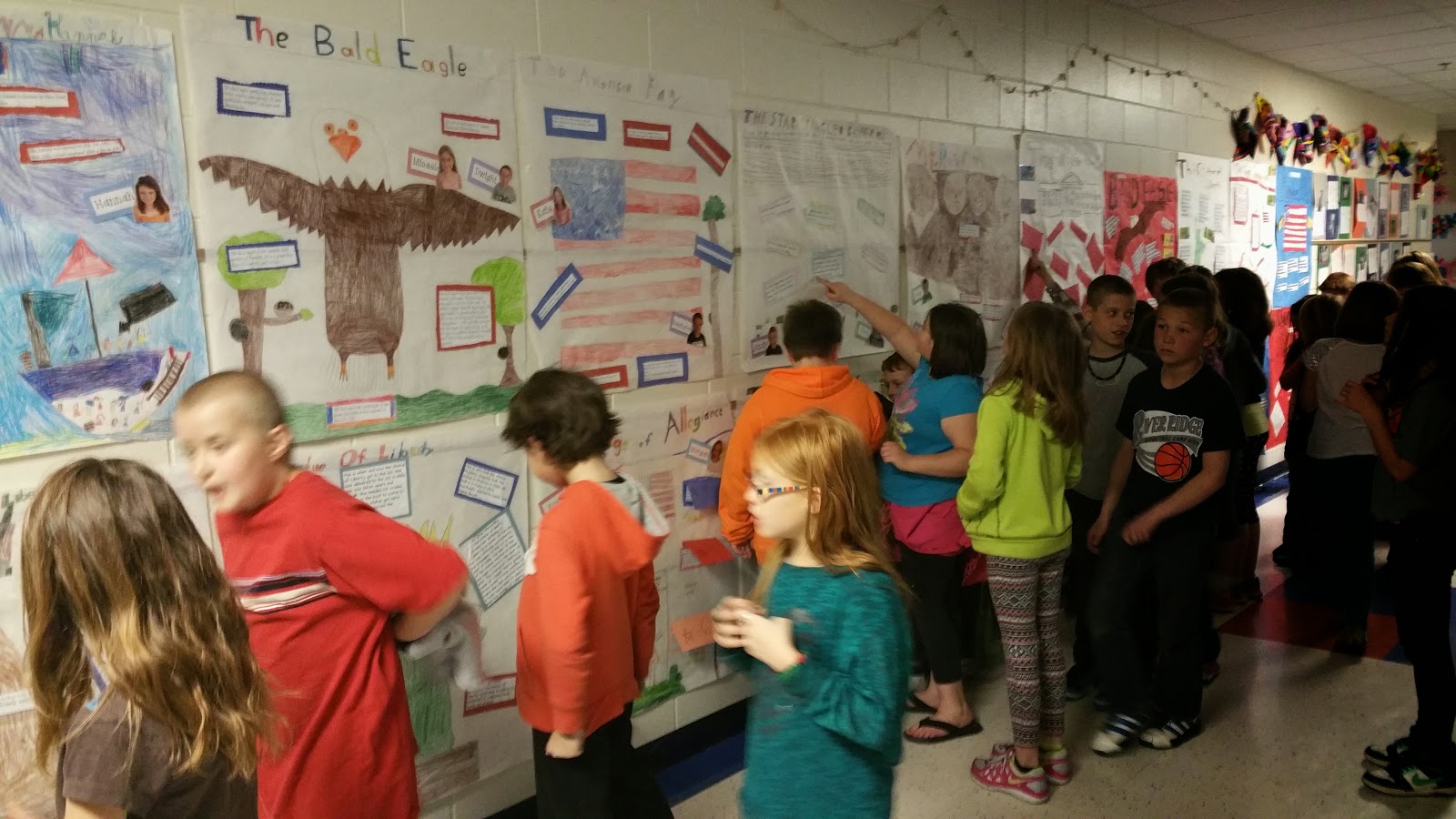 Mrs. Schafer's Third Grade: American Symbol Gallery Walk