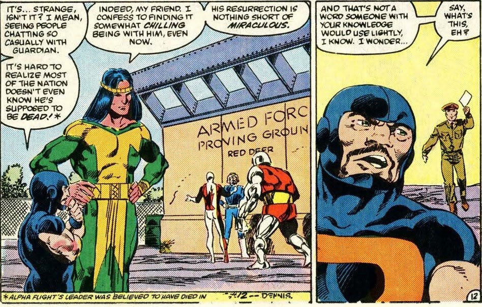 Marvel Comics of the 1980s: 1985: Alpha's Beta Flight part V: Byrne 'n ...