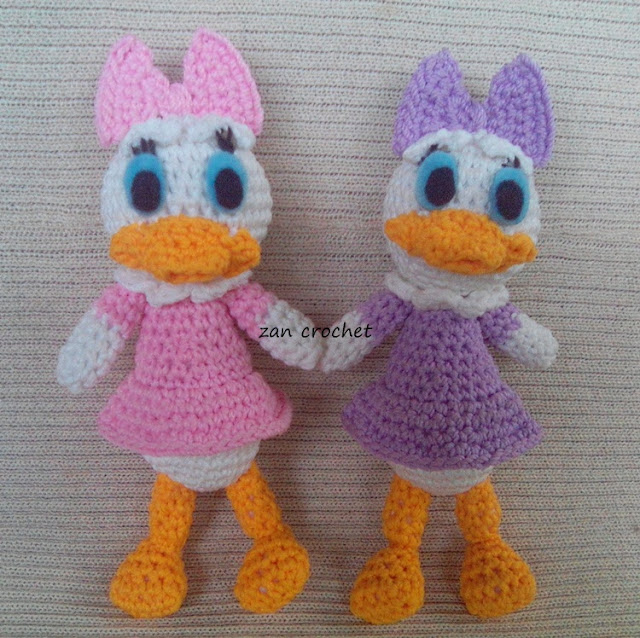 Craft Passions: Daisy Duck# Free # crochet pattern link here