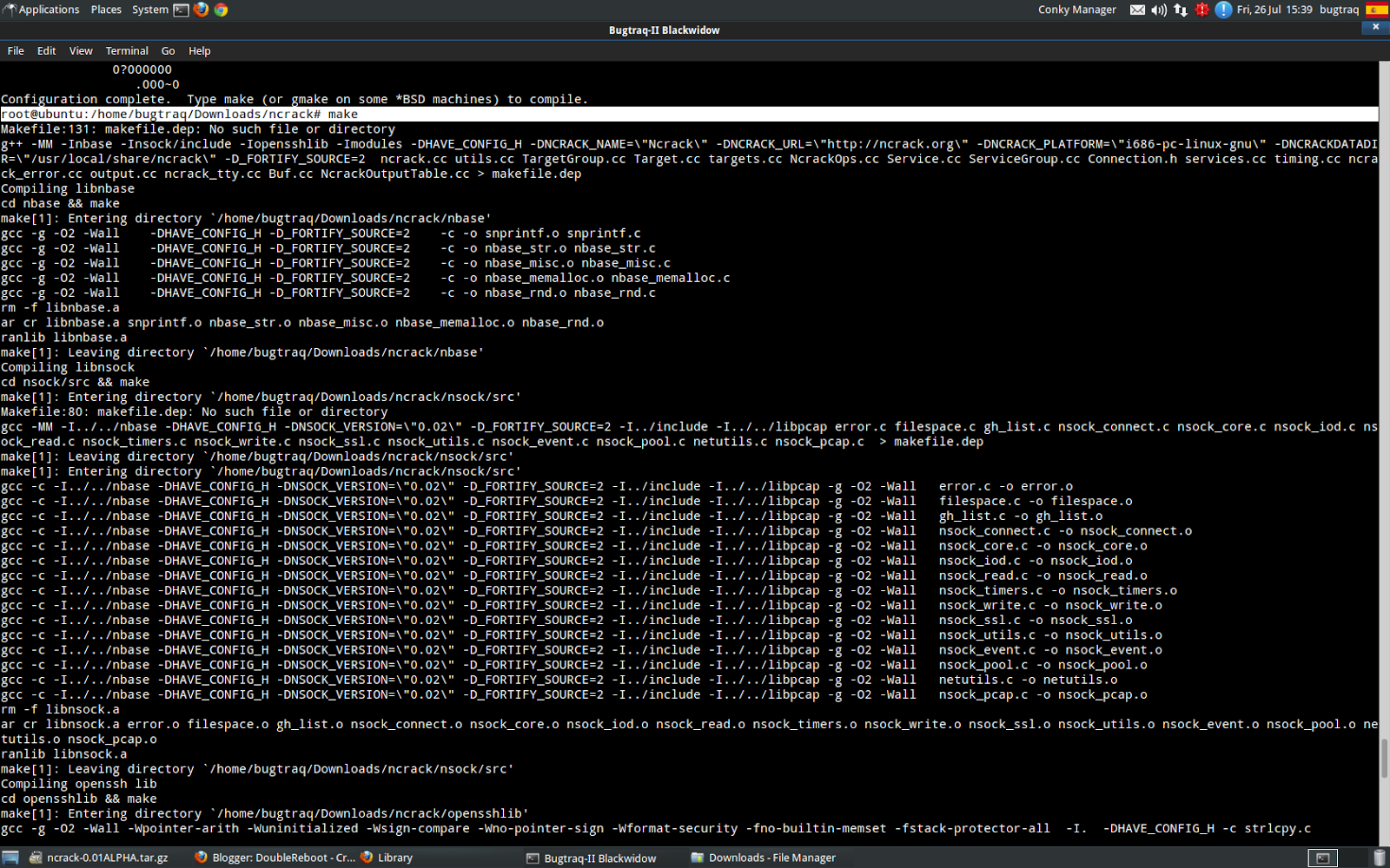 DoubleReboot: Como Instalar Ncrack En BackTrack 5 R3