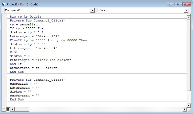 Cara menghitung jumlah tiket pada visual basic - boosterlasopa