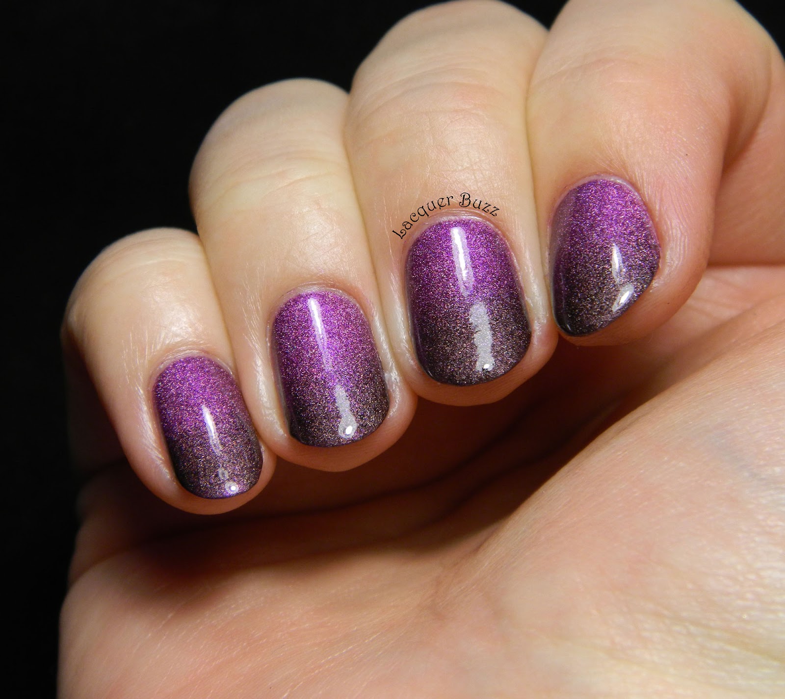 Lacquer Buzz: Royal Purple Gradient