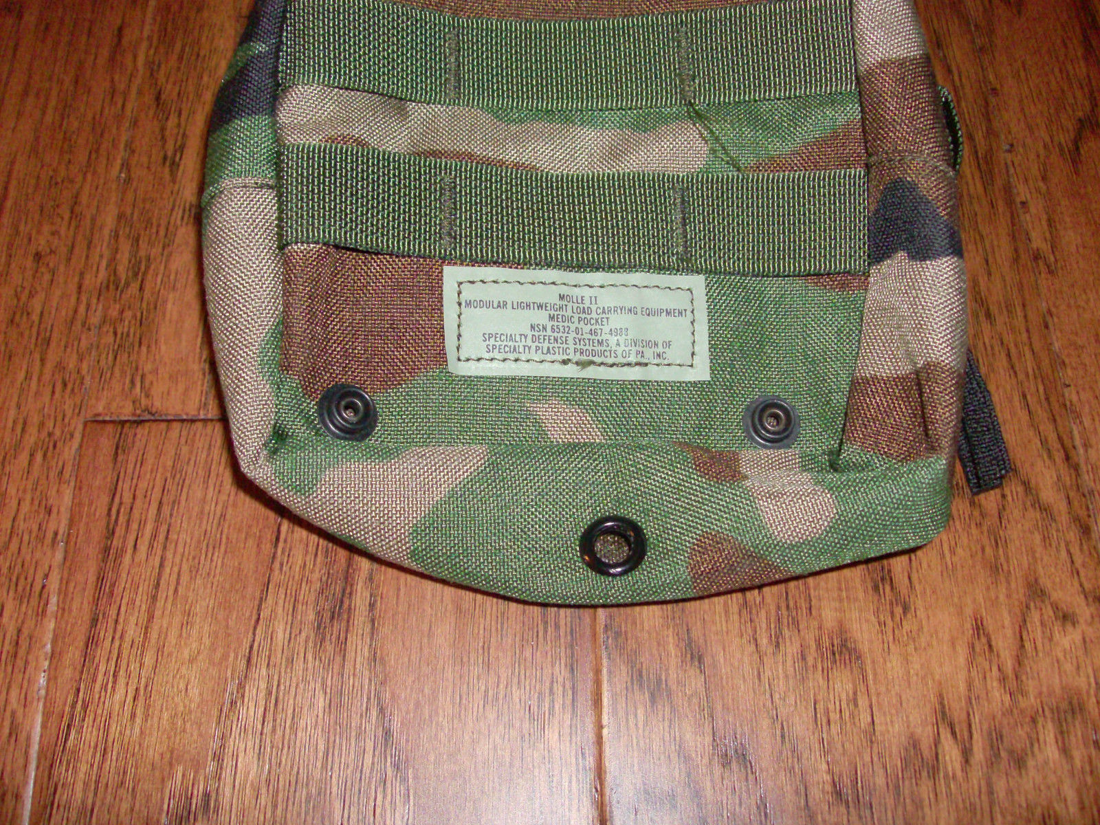 Webbingbabel: SDS MOLLE II Woodland Medical Pouch