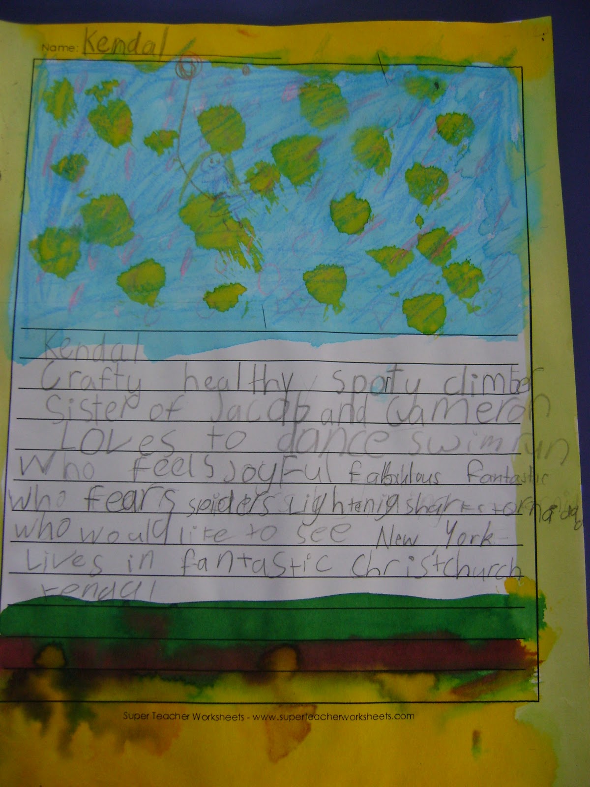 Base34 at Freeville School: Our Bio poems.